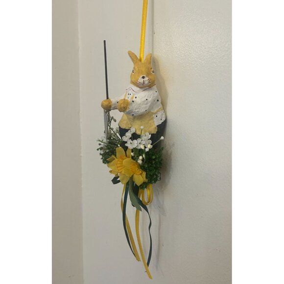 Unknown | Holiday | Vintage Paper Mache Rabbit Easter Bunny Rabbit ...